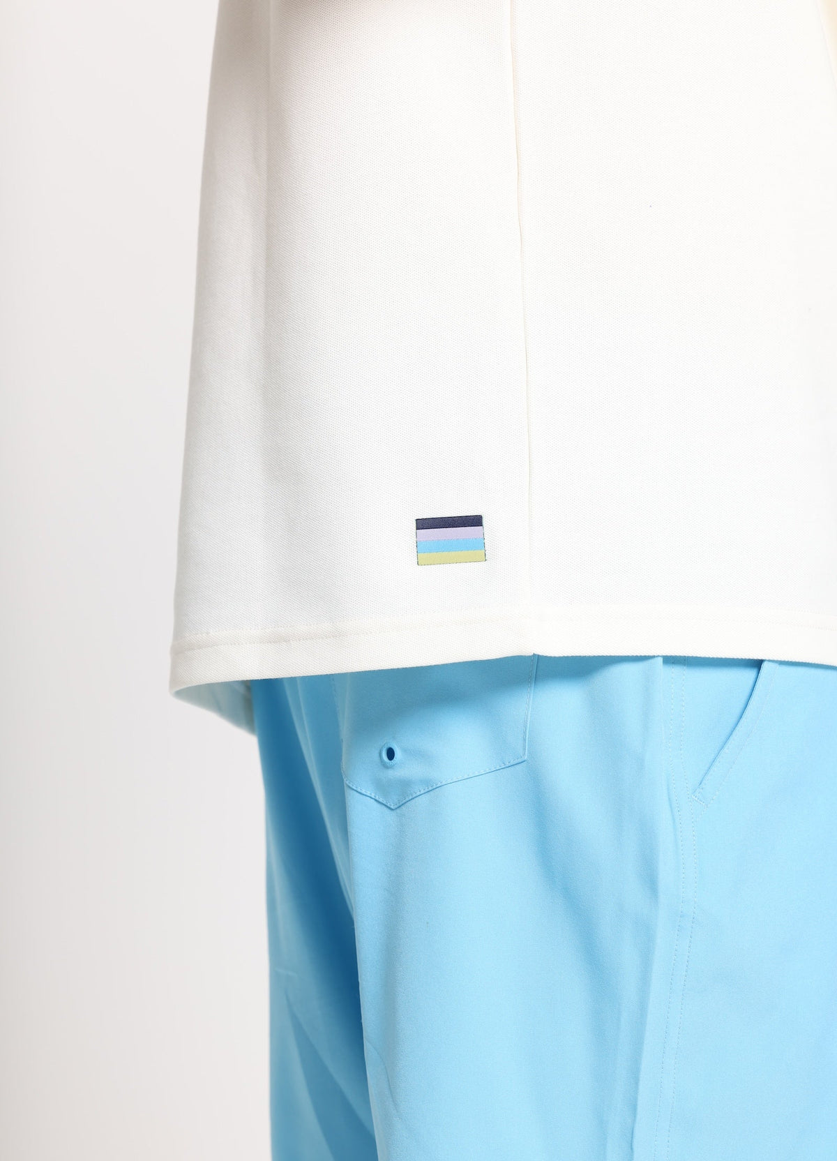 Happy Hour Polo - Vintage White